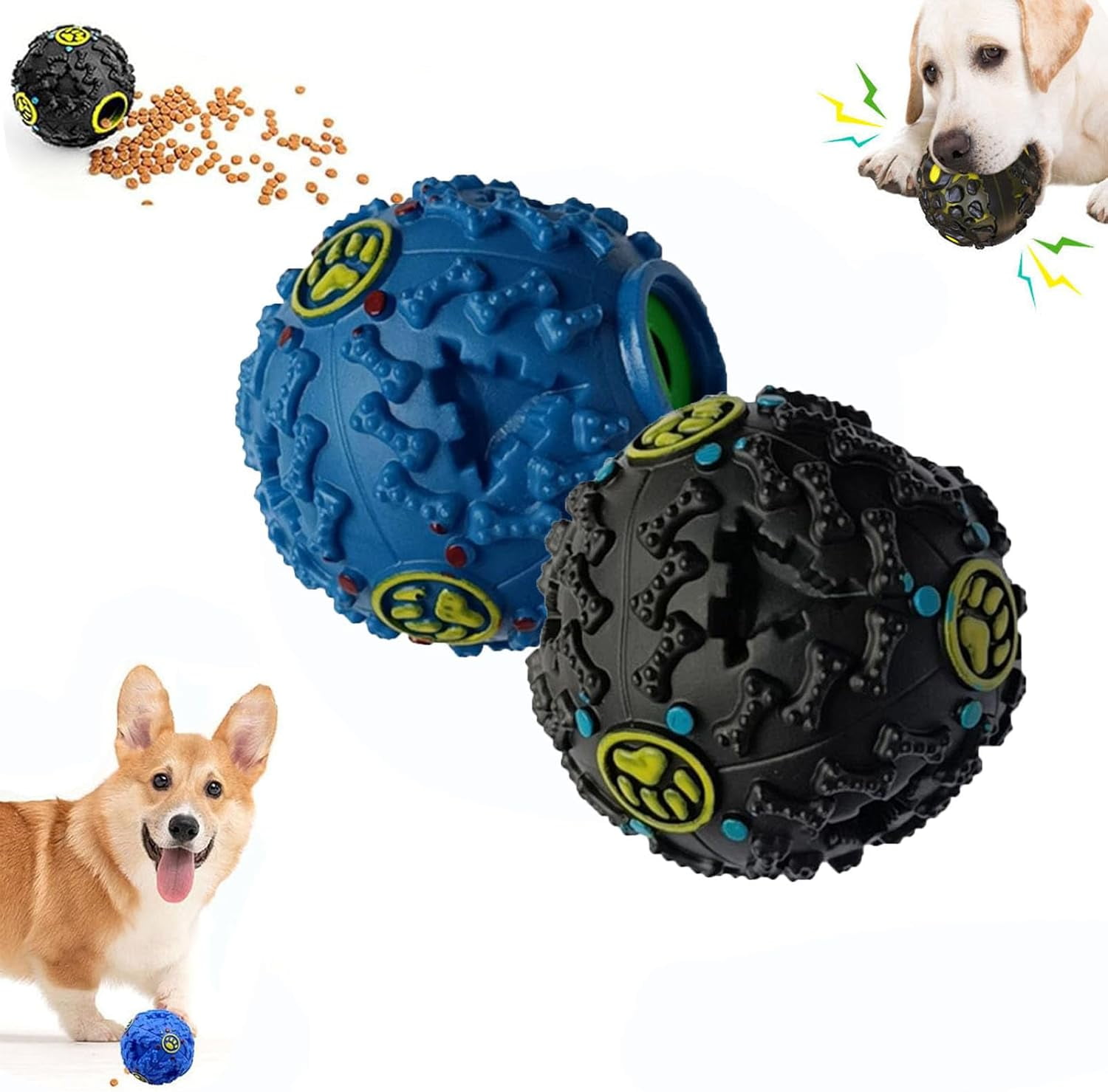 Vetlora Dog Ball, Vetlora Dog Toy - Teeth Cleaning, Pawcia Giggle Ball ...