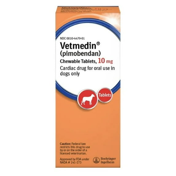 Vetmedin (Pimobendan) Chewable Tablets for Dogs, 10 mg HSA/FSA Eligible ...