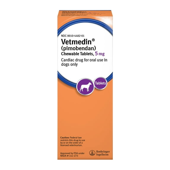 Vetmedin (Pimobendan) Chewable Tablets for Dogs, 5 mg HSA/FSA Eligible ...