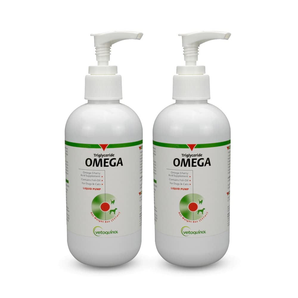 Vetoquinol Triglyceride Liquid Omega DHF10 3 Supplement for Dogs ...