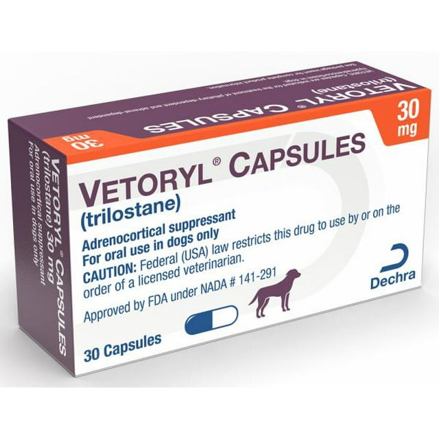 Vetoryl (trilostane) Capsules for Dogs, 30mg - Walmart.com