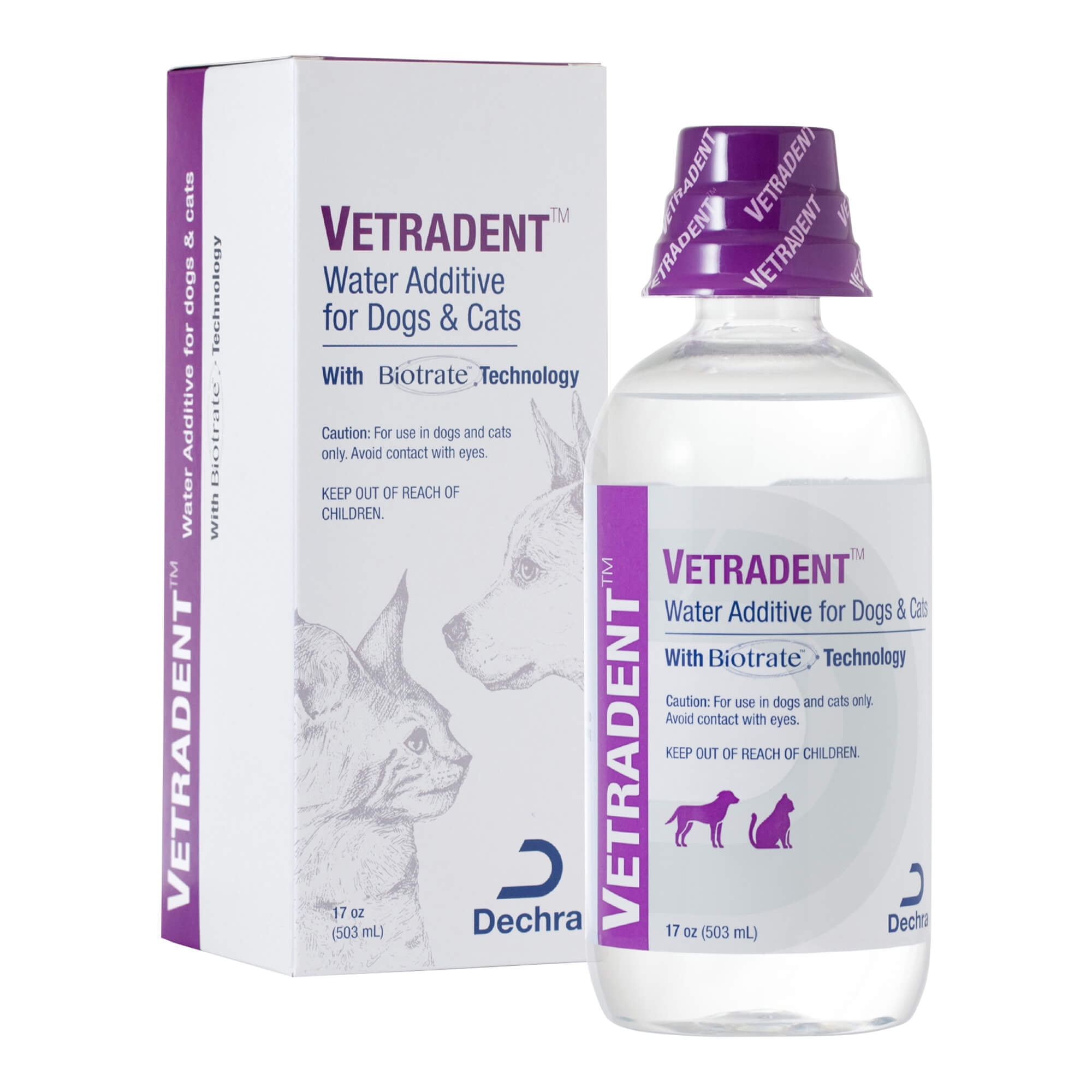 Vetradent Water Additive, 17 oz, Controls Tartar, Supports Dental ...