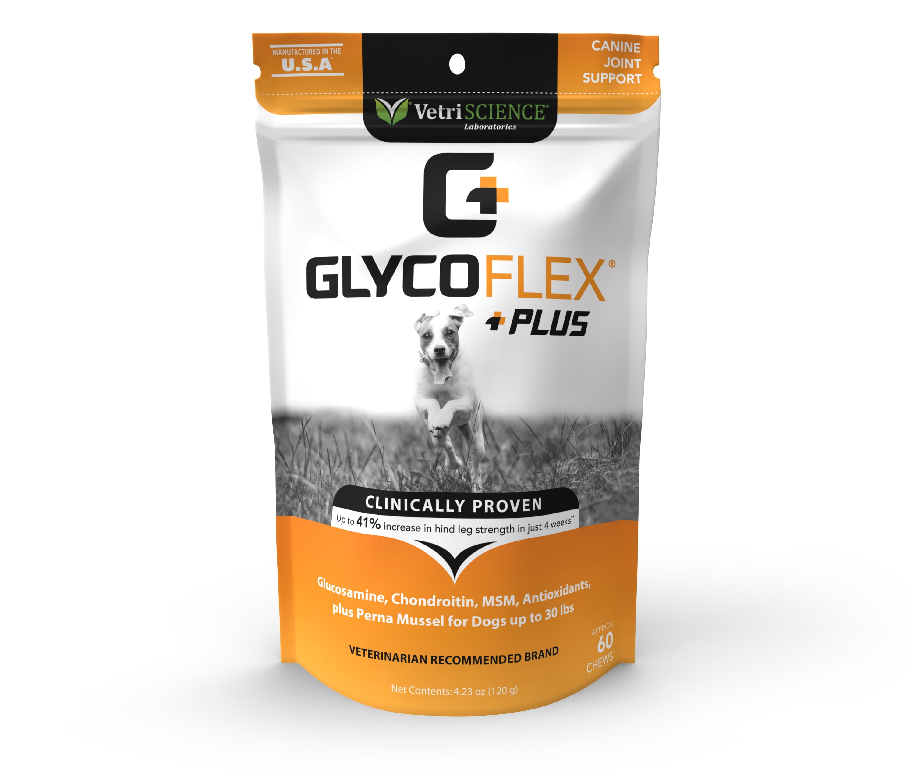 VetriScience GlycoFlex Plus Small Breed Maximum Hip & Joint Supplement ...