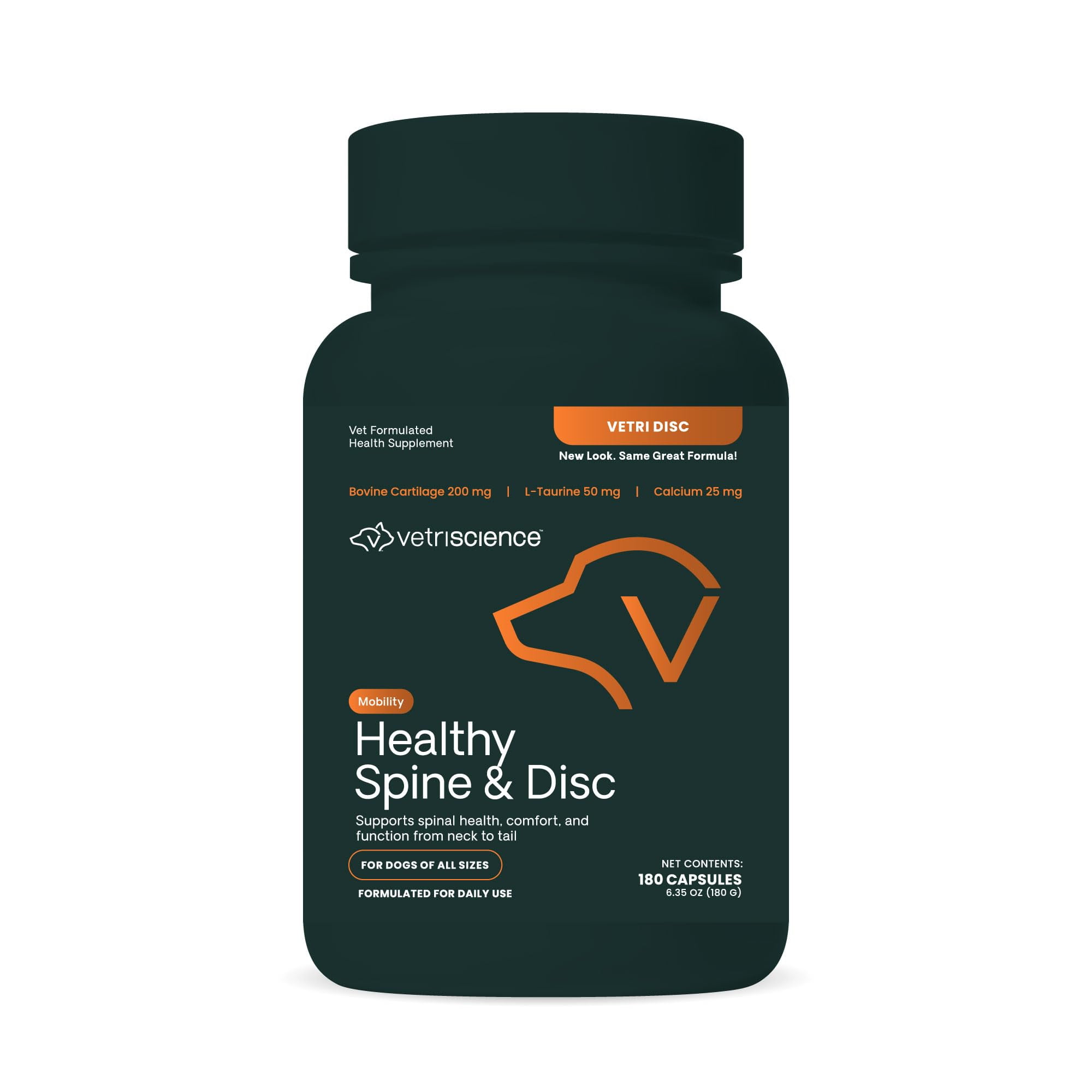 VetriScience Healthy Spine & Disc Easy-Open Capsules, Back & Spinal ...