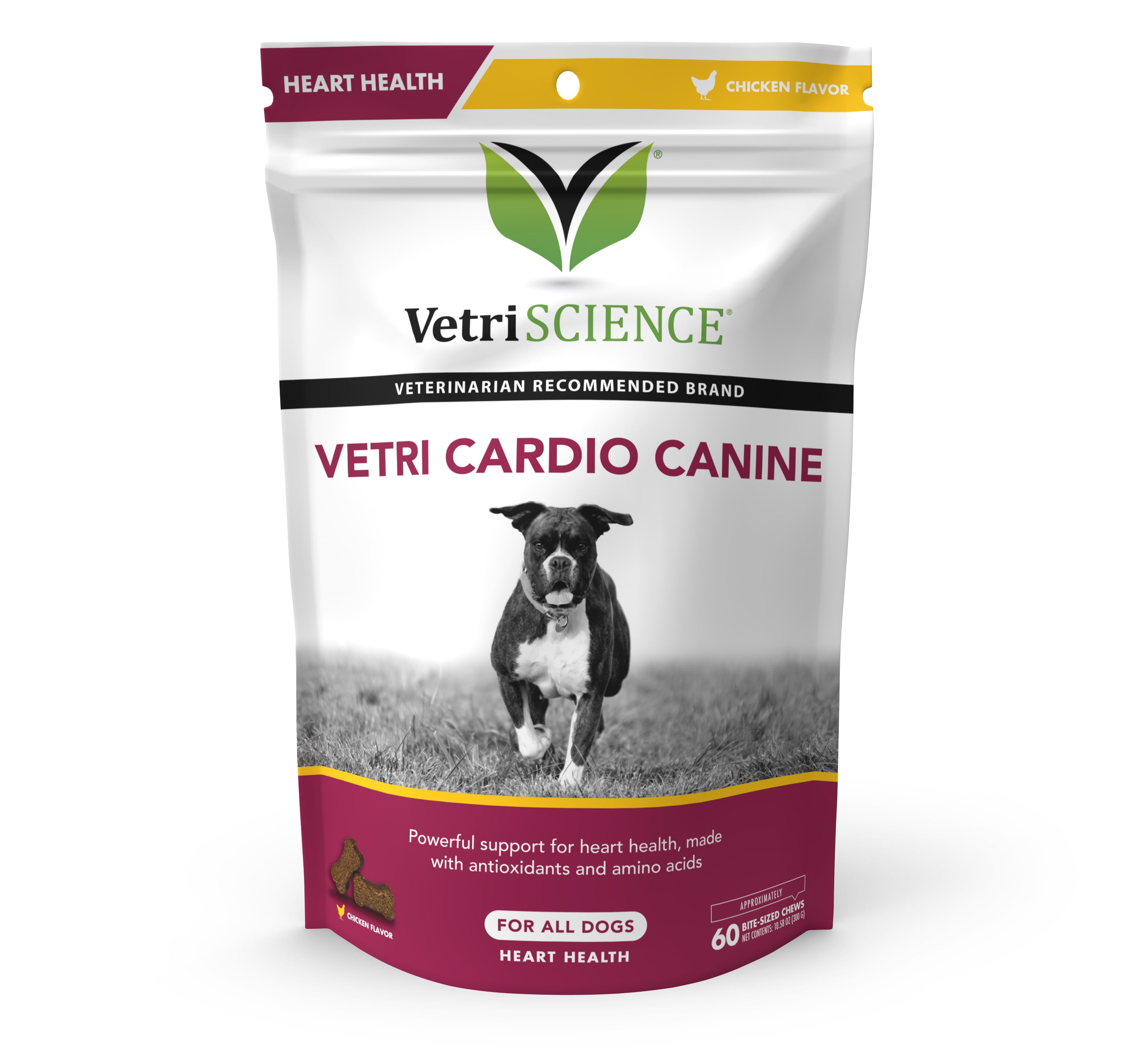 VetriScience Vetri-Cardio Heart Health Support, Chicken Liver Flavor ...