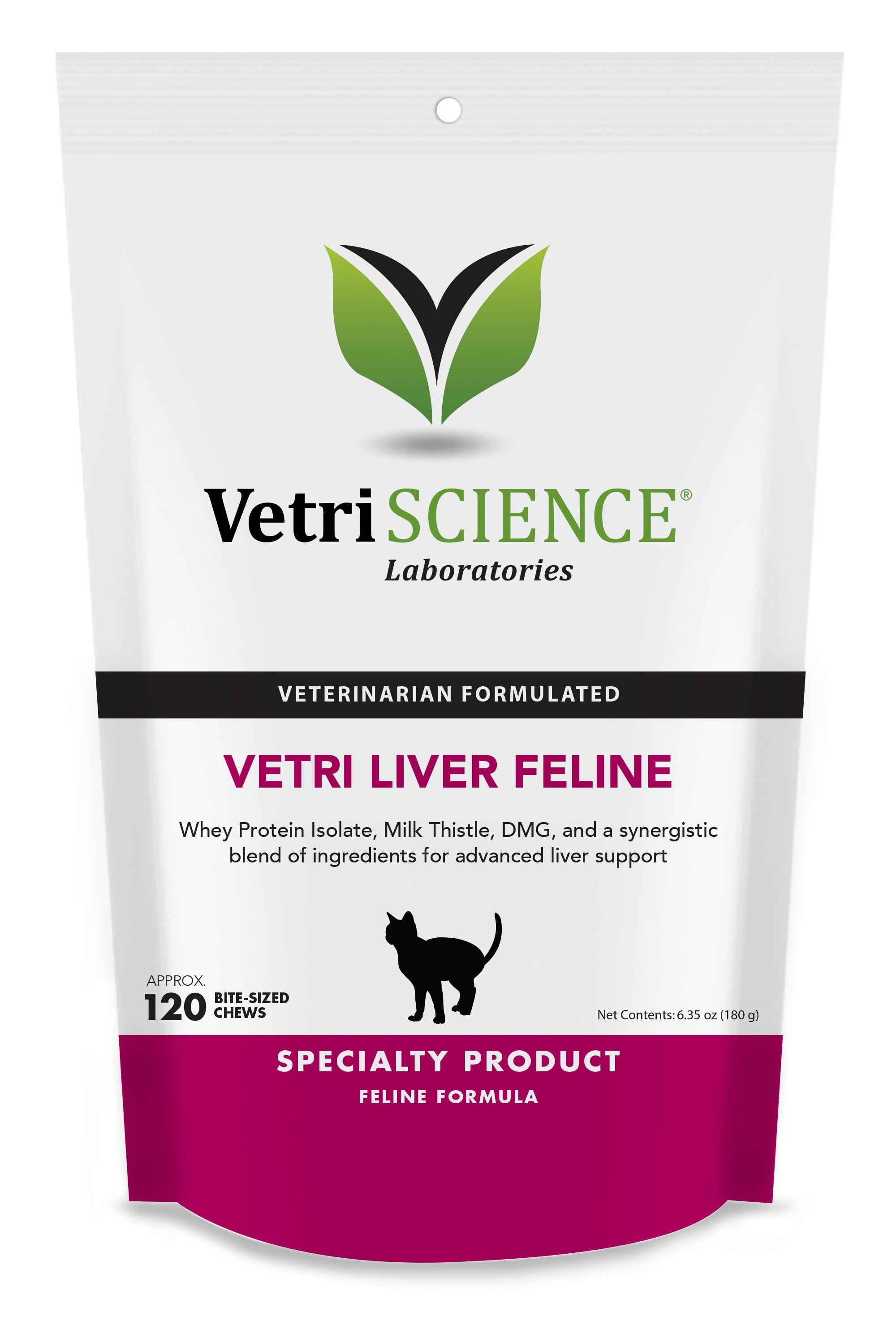 VetriScience Vetri Liver Feline, Liver Support and Detoxification for ...