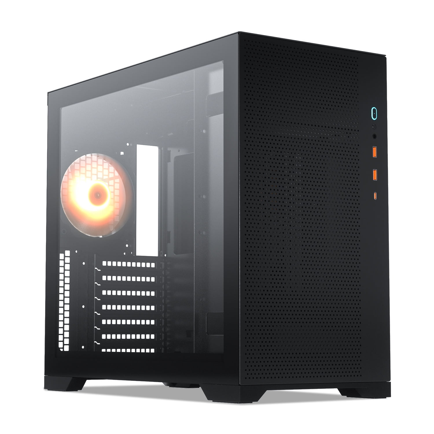 Vetroo AL-MESH-7C Black Compact ATX PC Case, Front Philippines | Ubuy