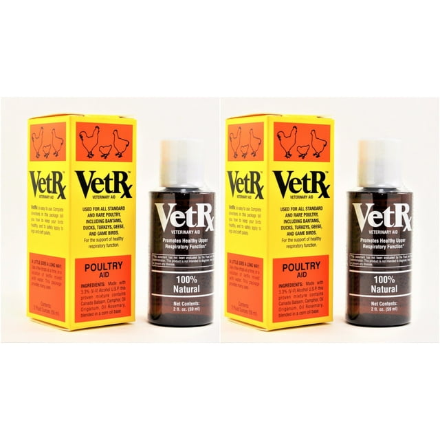 Vetrx Poultry Aid, Natural Respiratory Disease Relief, Chicken ...