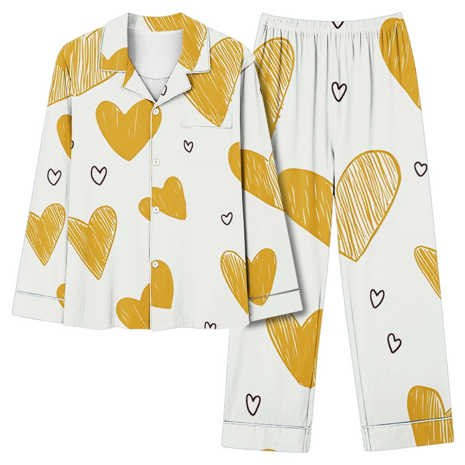 Vetsdori Womens Gifts for Girlfriend Pajama Sets Valentines Sleepwear ...