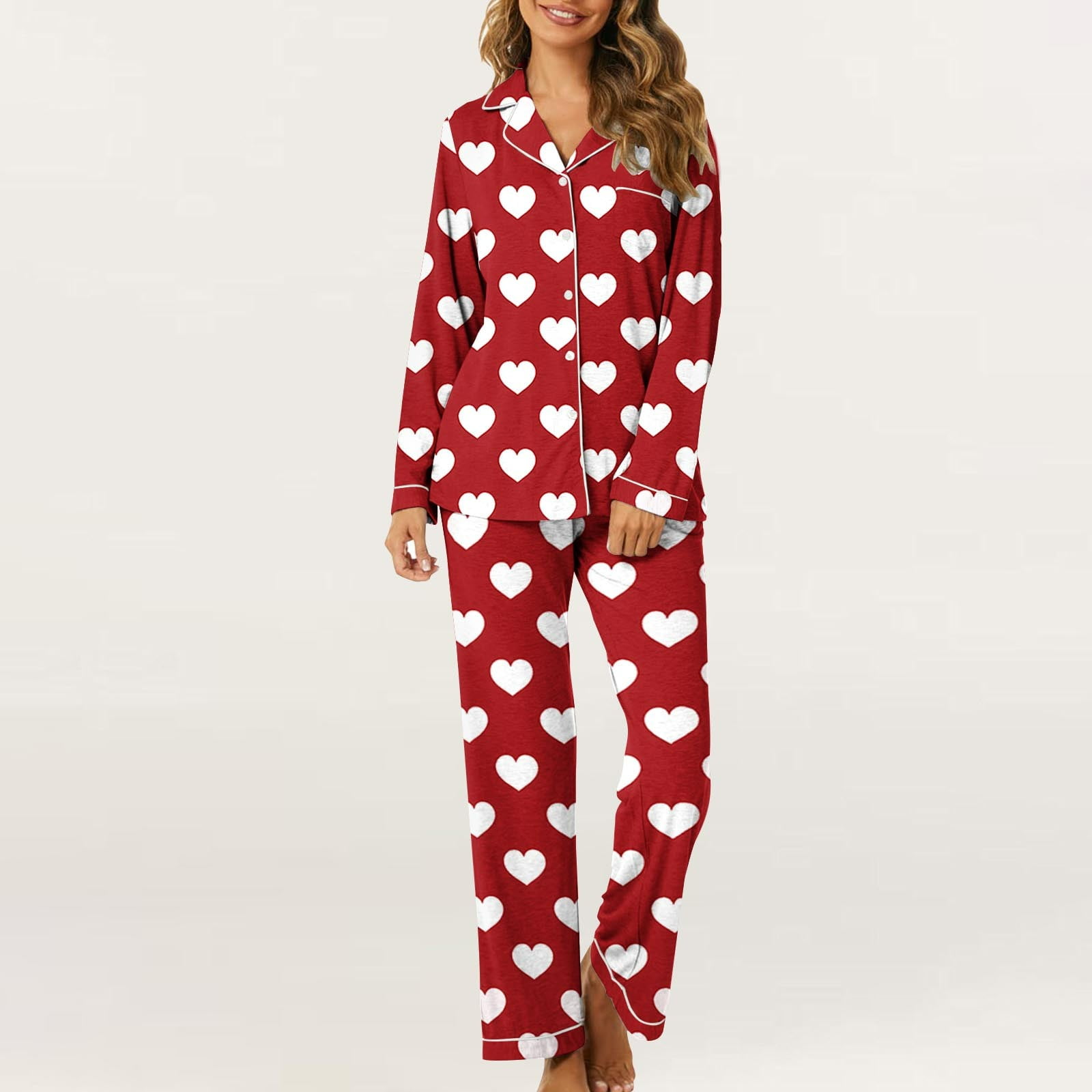 Vetsdori Womens Soft Pajama Sets Gifts for Girlfriend Valentines ...