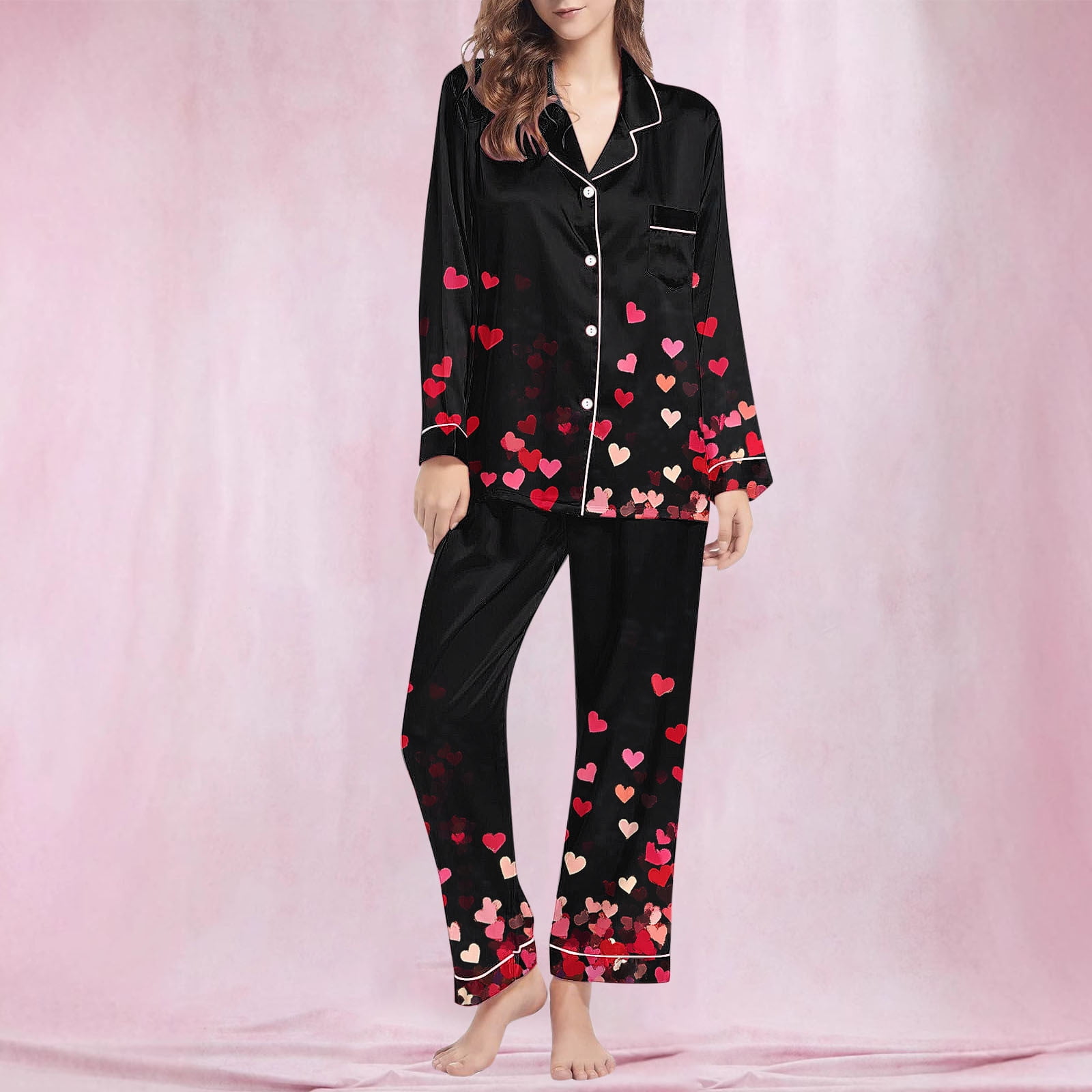 Vetsdori Womens Valentines Pajama Sets Gifts for Girlfriend Sleepwear ...