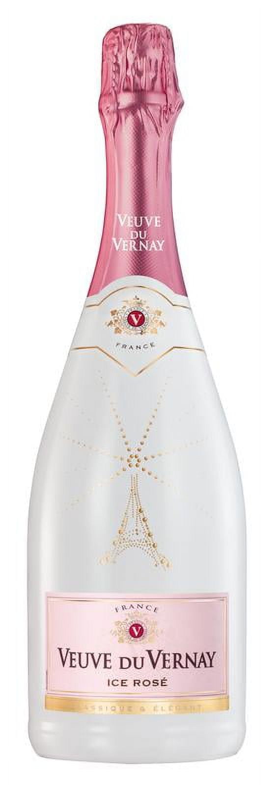Veuve Du Vernay Demi Sec Rose Ice France, 750 ml Bottle, ABV 11.00% - Walmart.com