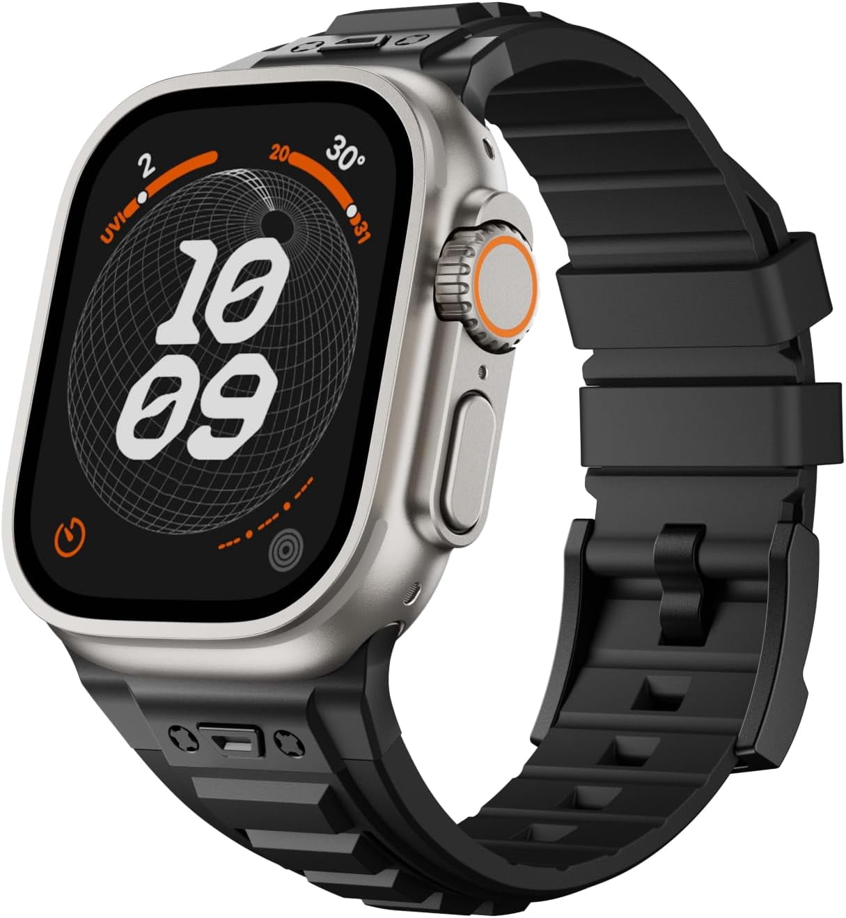 VeveXiao Luxury Designer Rugged Band for Apple Watch Ultra/Ultra2 Band ...