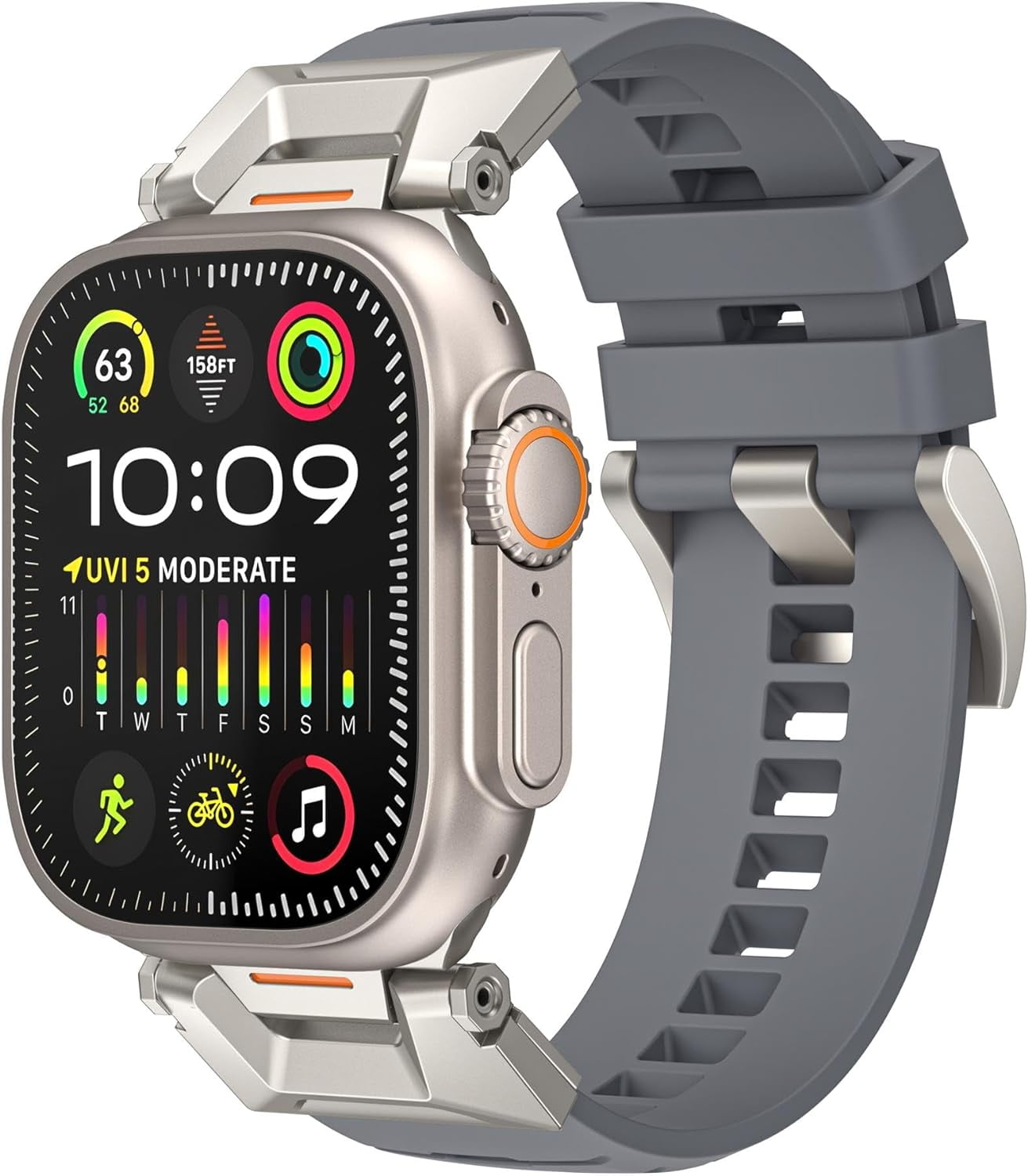 VeveXiao Luxury Durable Armor Designer Rugged Band for Apple Watch ...