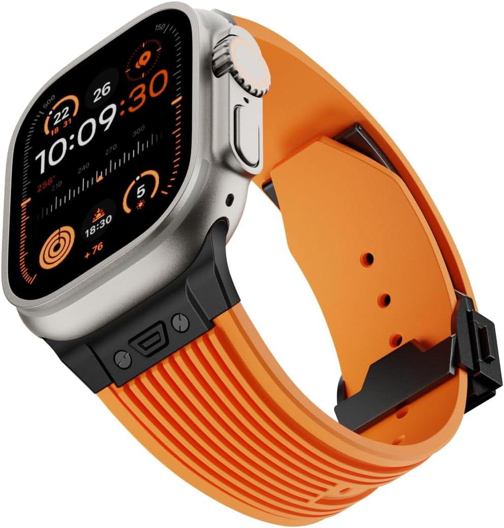 VeveXiao Luxury Durable Rugged Band Compatible with Apple Watch Ultra ...