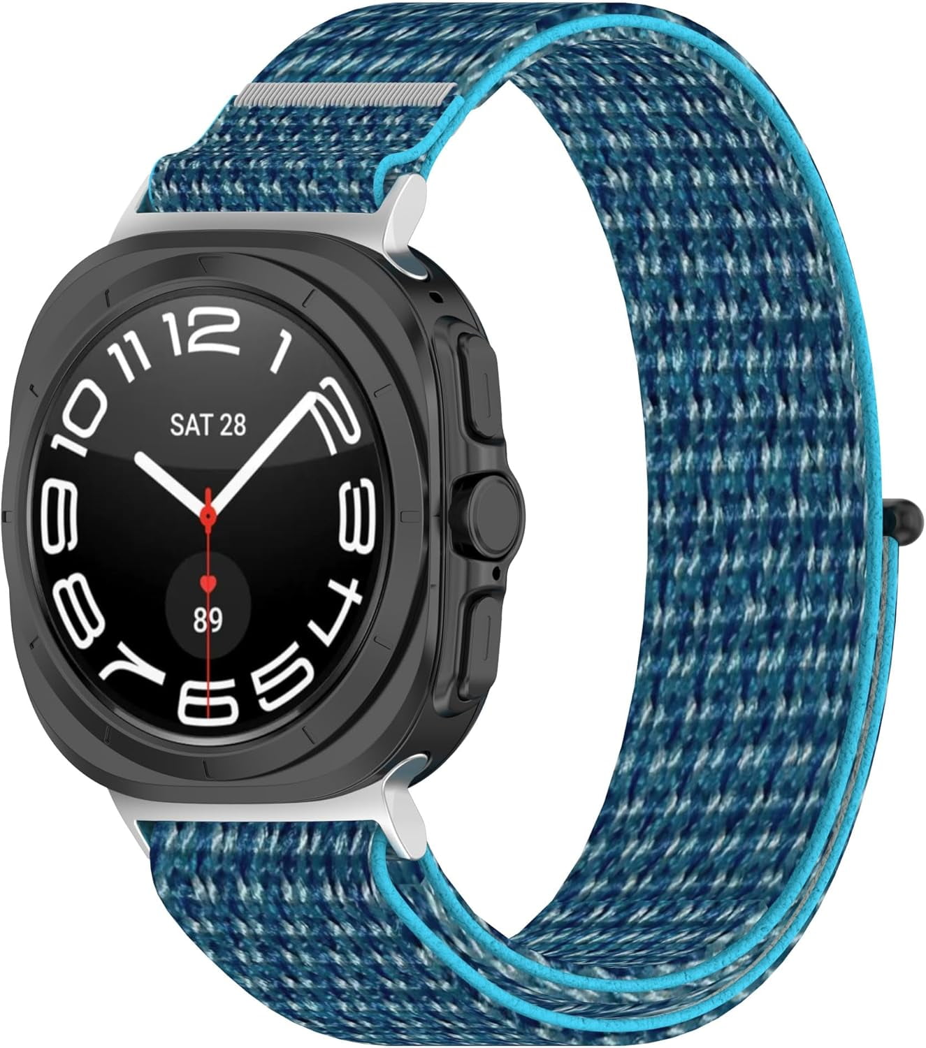 VeveXiao No Gap Nylon Strap for Samsung Galaxy Watch 7 Ultra Band ...