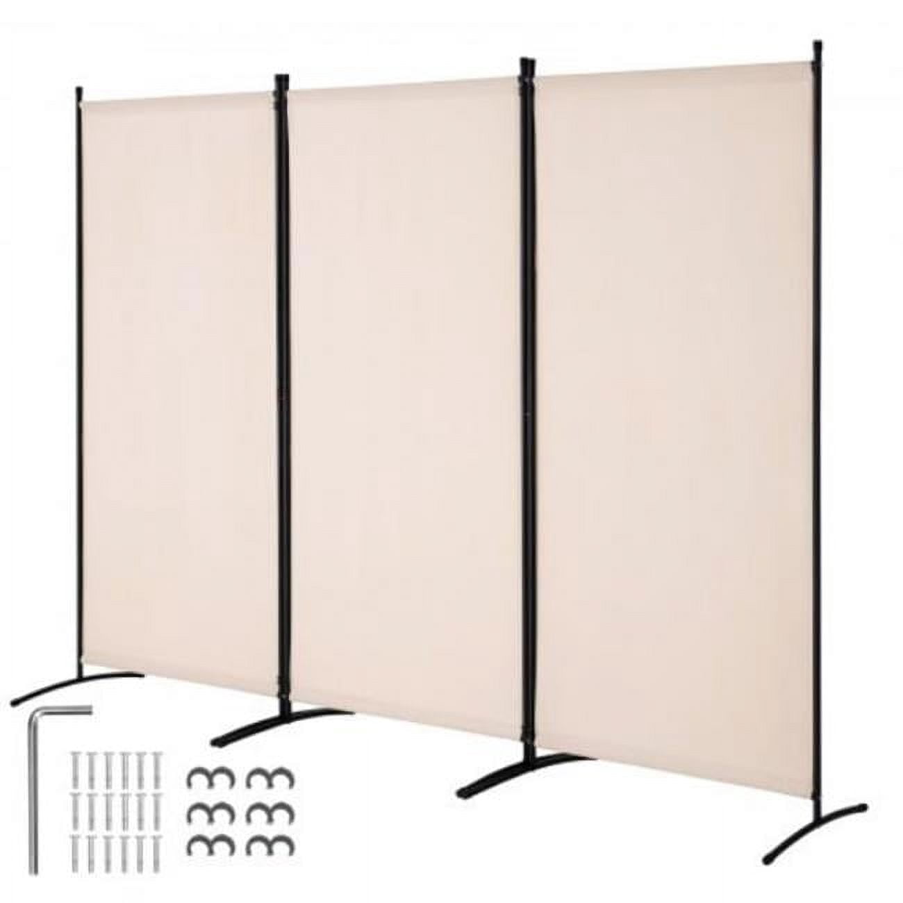 Vevor BLFWFGQSMB34AANASV0 3 Panel Folding Privacy Screen & Portable ...