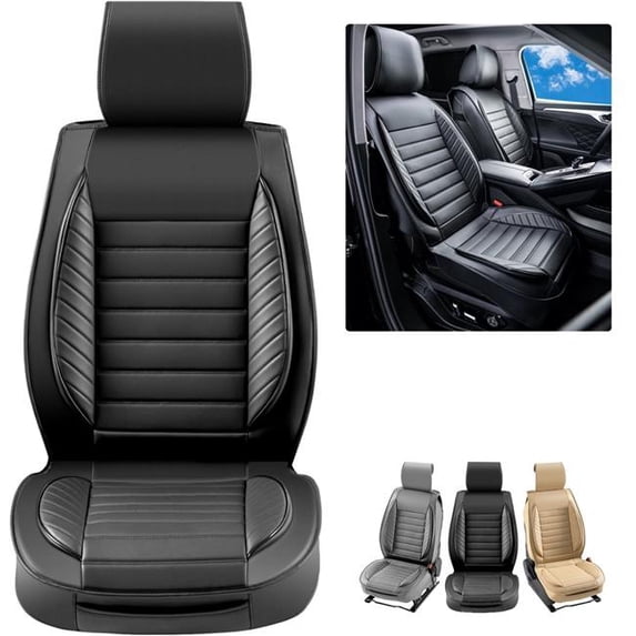 Vevor ZTHSPGQHGTYXXDQ91V0 Faux Leather Seat Cover with Semi-Enclosed ...