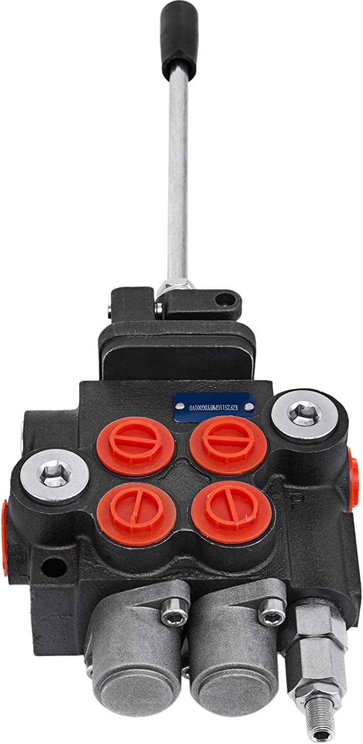 Vevor Hydraulic Valve 2 Spool Hydraulic Directional Control Valve 11gpm ...