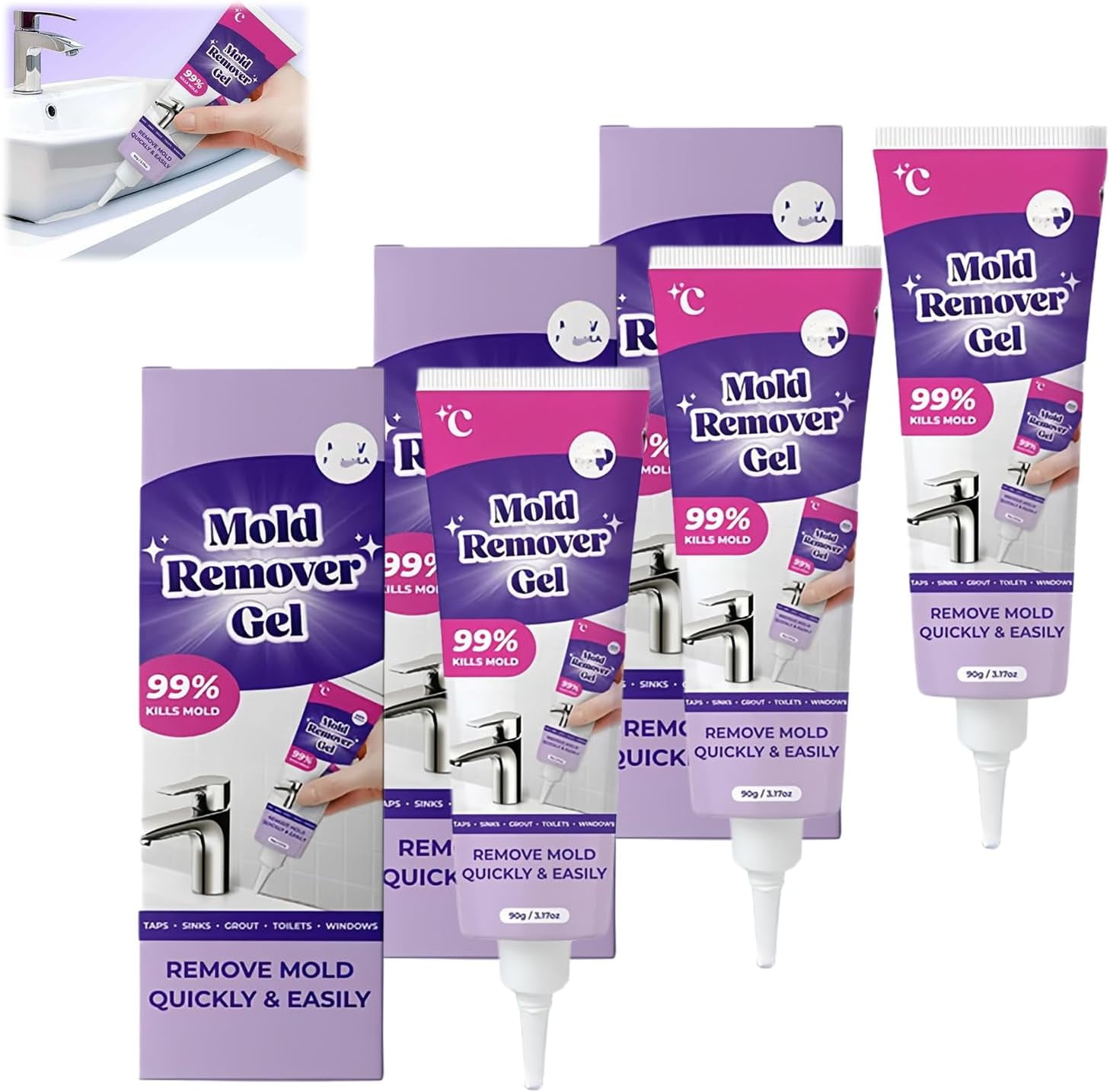 VexClean Remover Gel,Household Cleaning Gel,Long Lasting Gel For ...