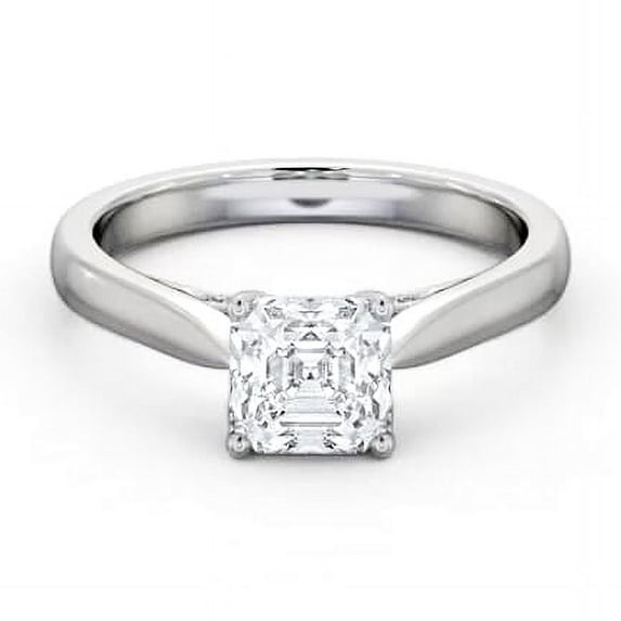 Vexa Jewel 1.7 Ct Asscher Cut Lab Created Diamond Engagement Ring - 14K ...