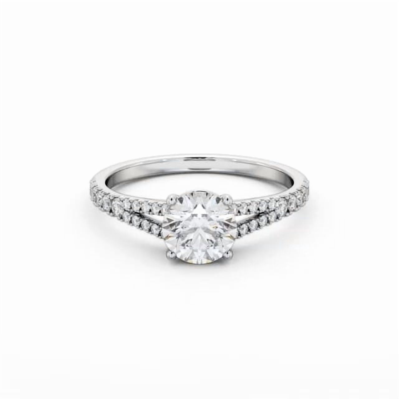 Vexa Jewel 1.7 Ct Round Cut Lab Created Diamond Ring - 14K White Gold ...