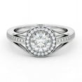Vexa Jewel 1.8 Ct Brilliant Round Cut Solitaire with Accent Diamonds ...