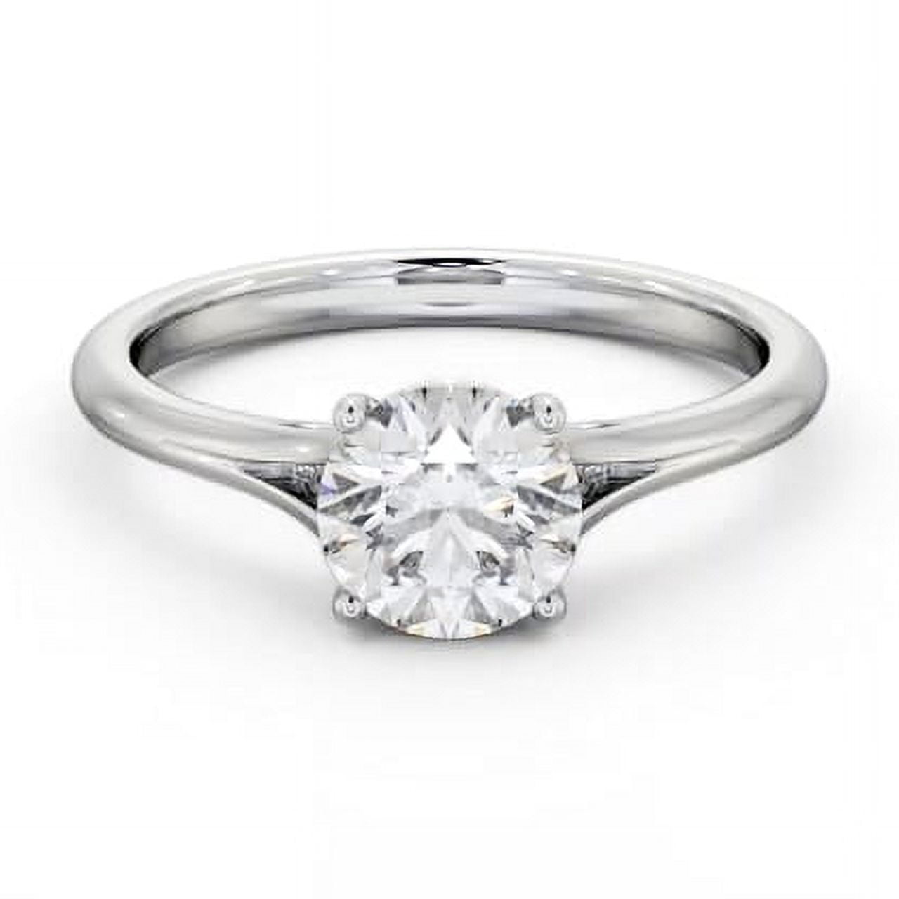 Vexa Jewel 1.9 Ct Round Cut Lab Created Diamond Engagement Ring - 14K ...