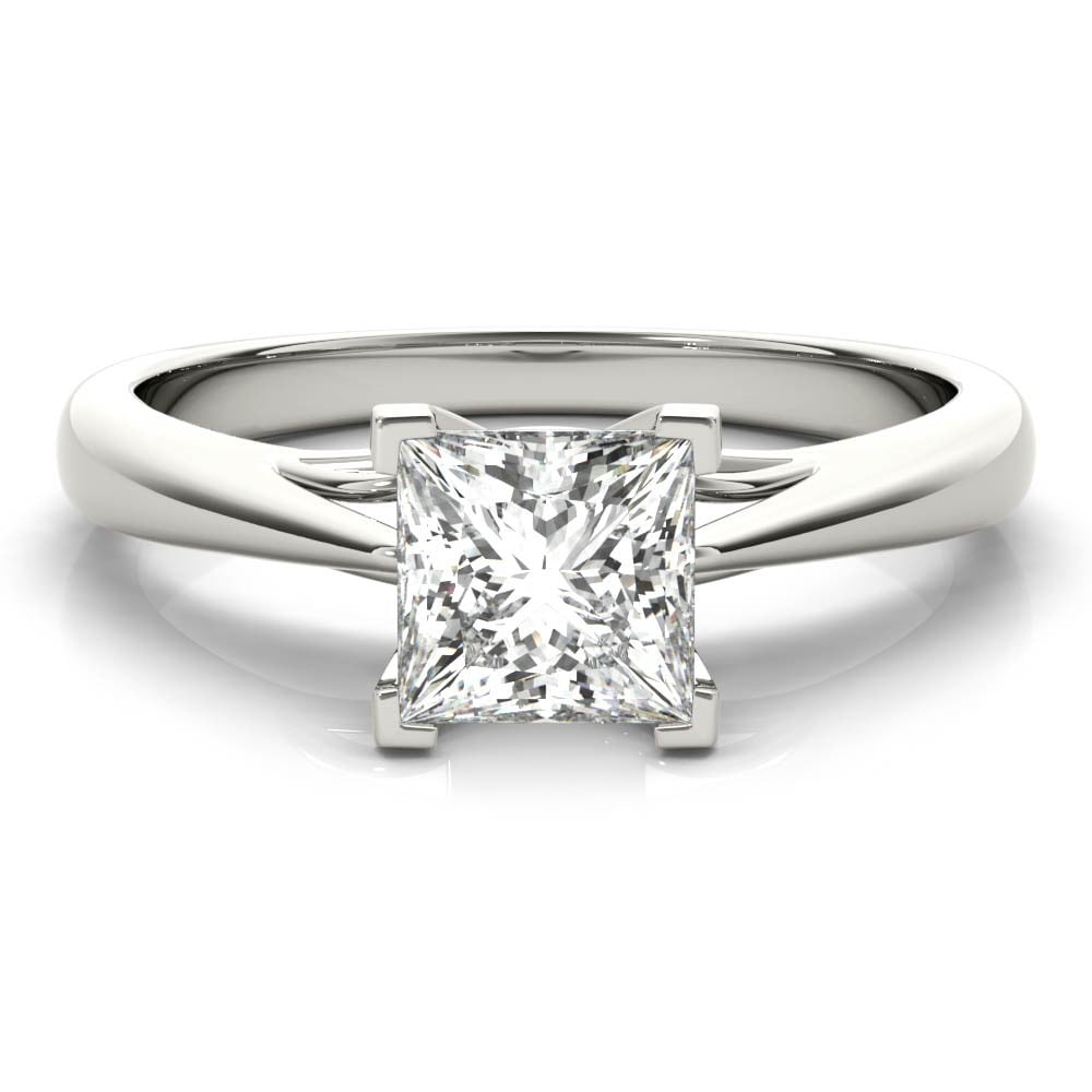 Vexa Jewelry 1.9 Ct Princess Cut Solitaire Moissanite Ring - Moissnite ...