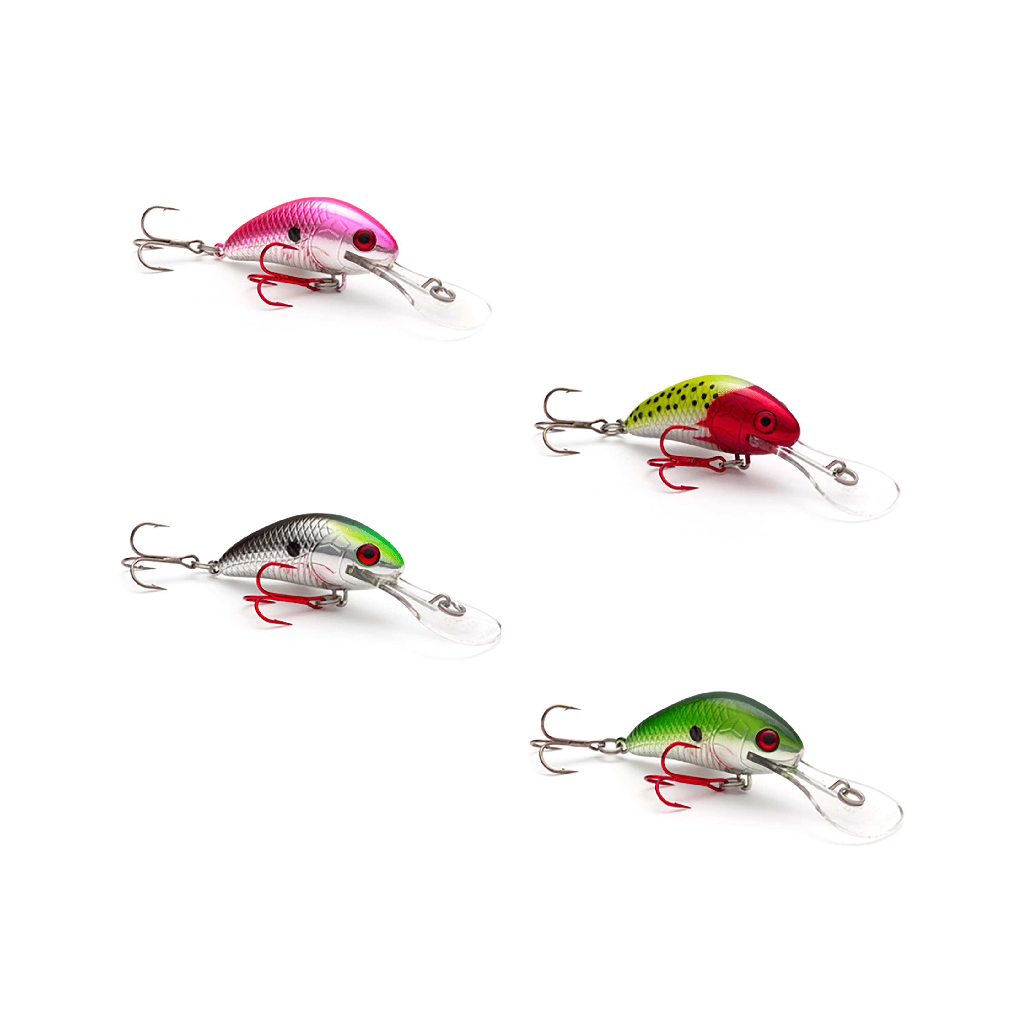 Vexan 4-Pack Rattlin' Wasp Trolling & Crankbait Lures No5, Kit 2 ...