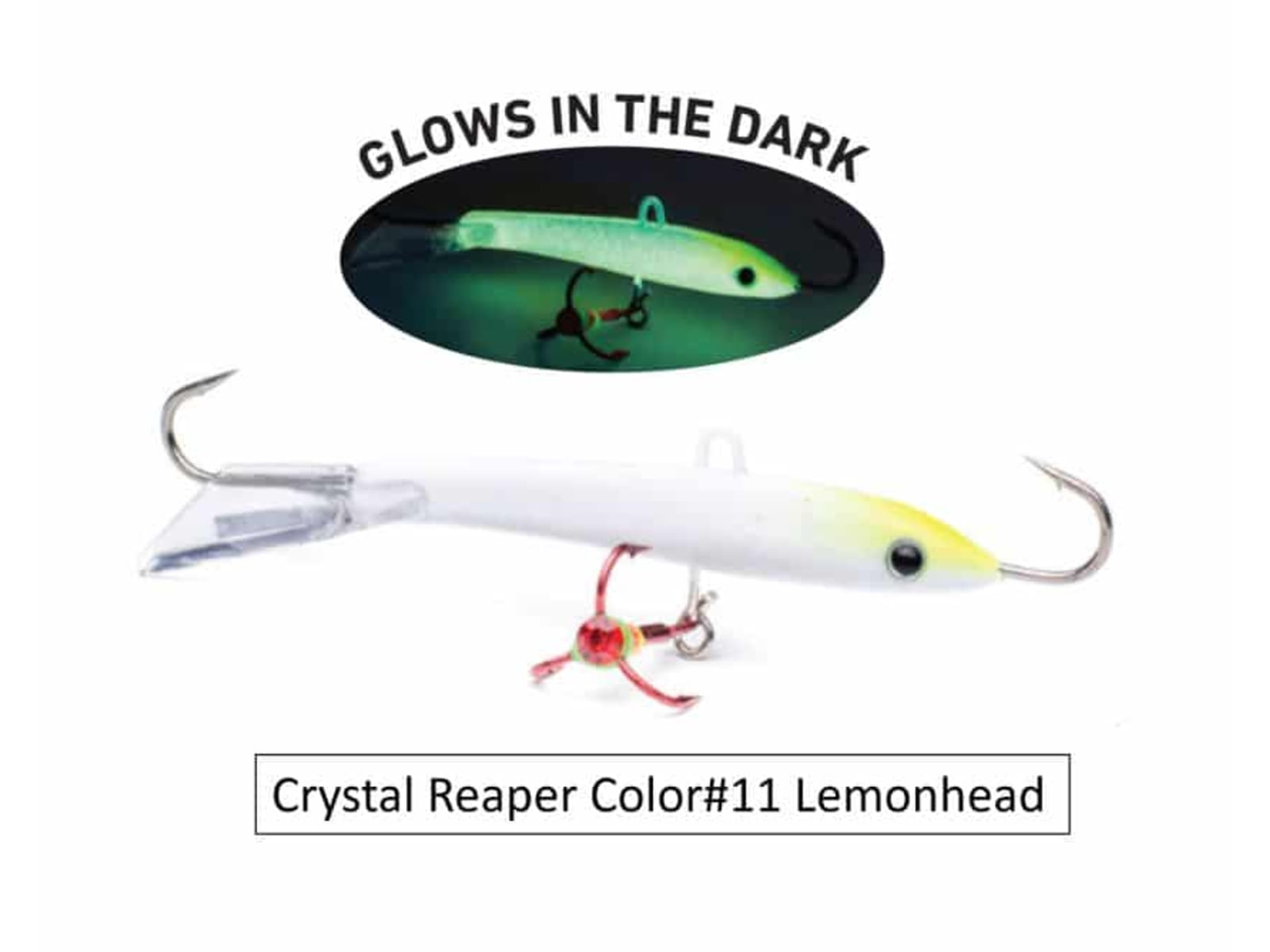 Vexan Crystal Reaper Jigging Lure, Lemonhead, 7/8 oz - Walmart.com
