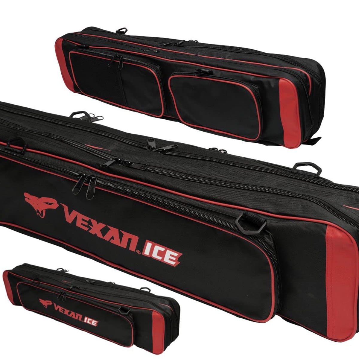 Vexan Ice Fishing Rod & Tackle Bag 36" (Red) - Walmart.com