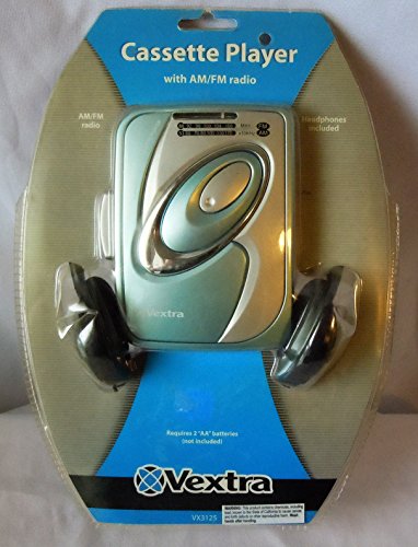 Vextra VX3125 Portable Cassette Player with AM/FM Radio - Walmart.com