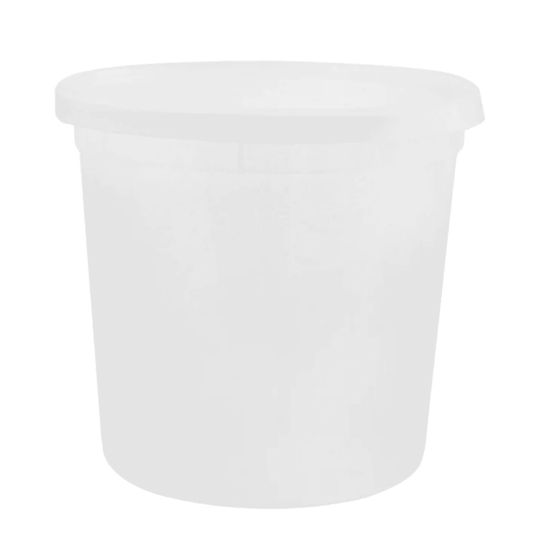 Vezee 168oz & 5.25Qt Translucent Round Deli Container with Lids BPA ...