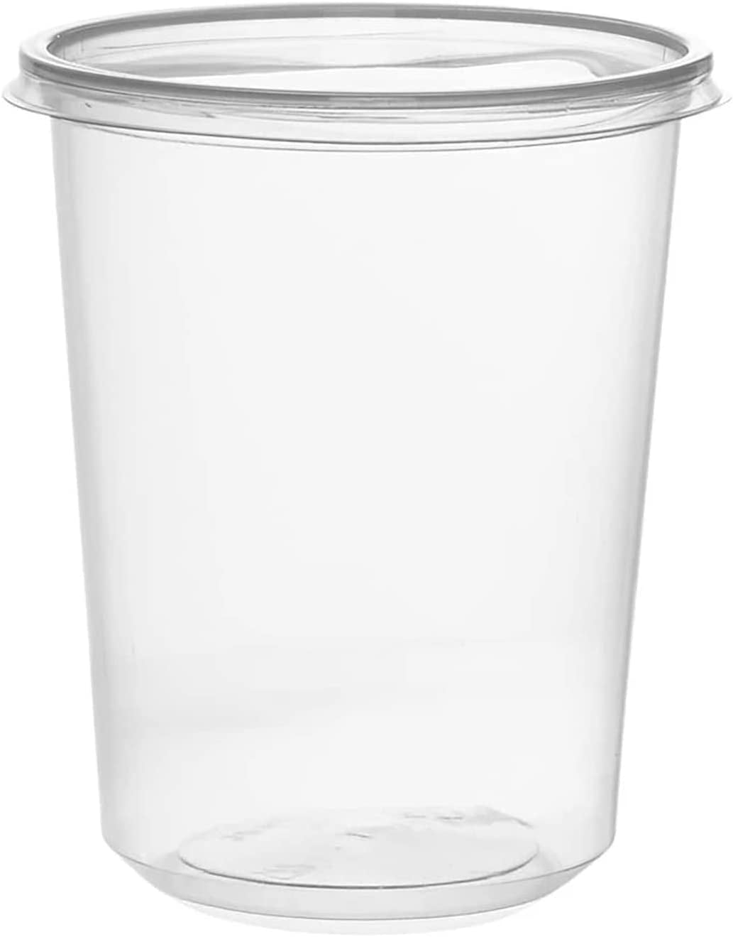 Vezee 32oz Lightweight Clear Plastic BPA-Free Polypropylene ...