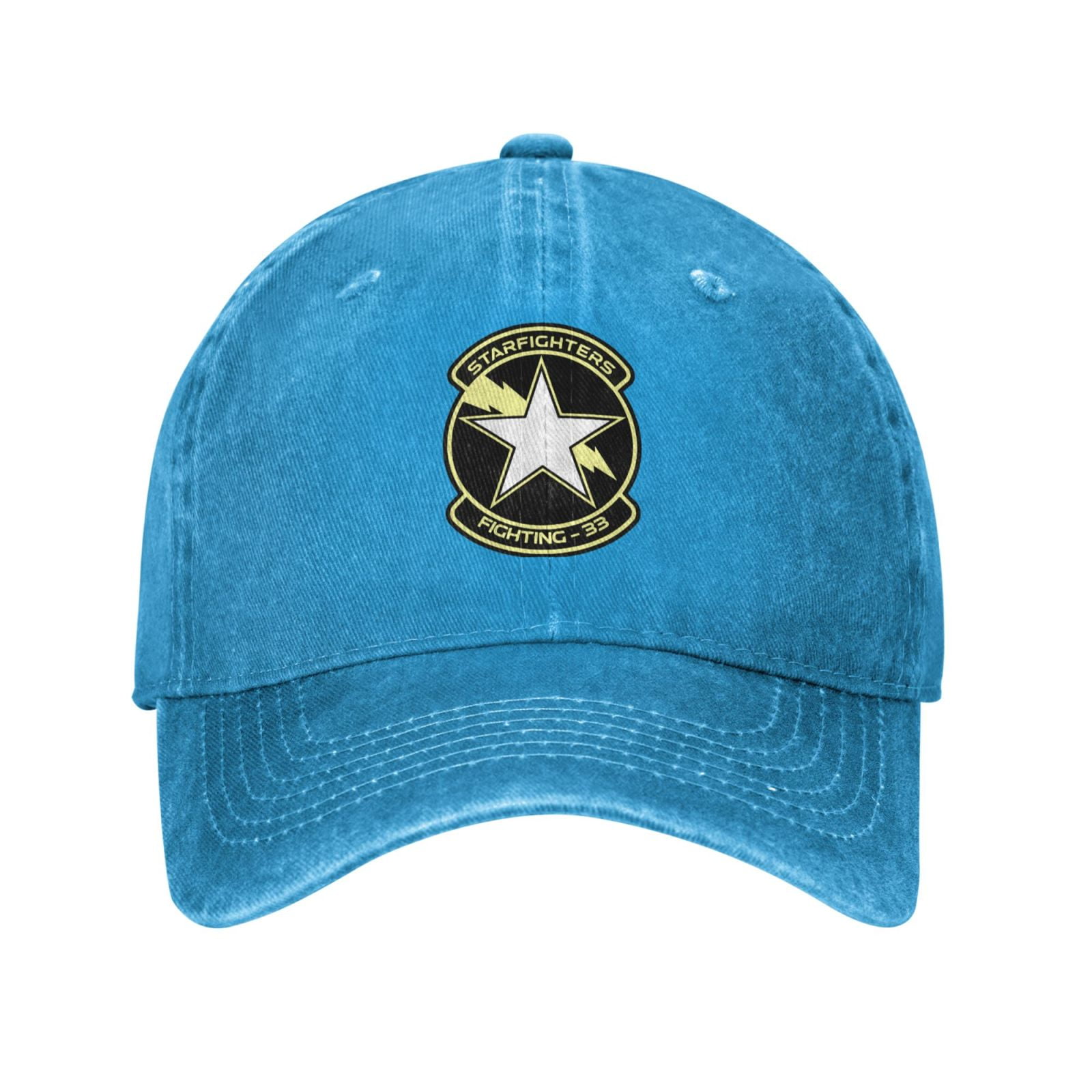 Vf-33 Starfighters Squadron Adult Adjustable Classic Washed Casquette ...