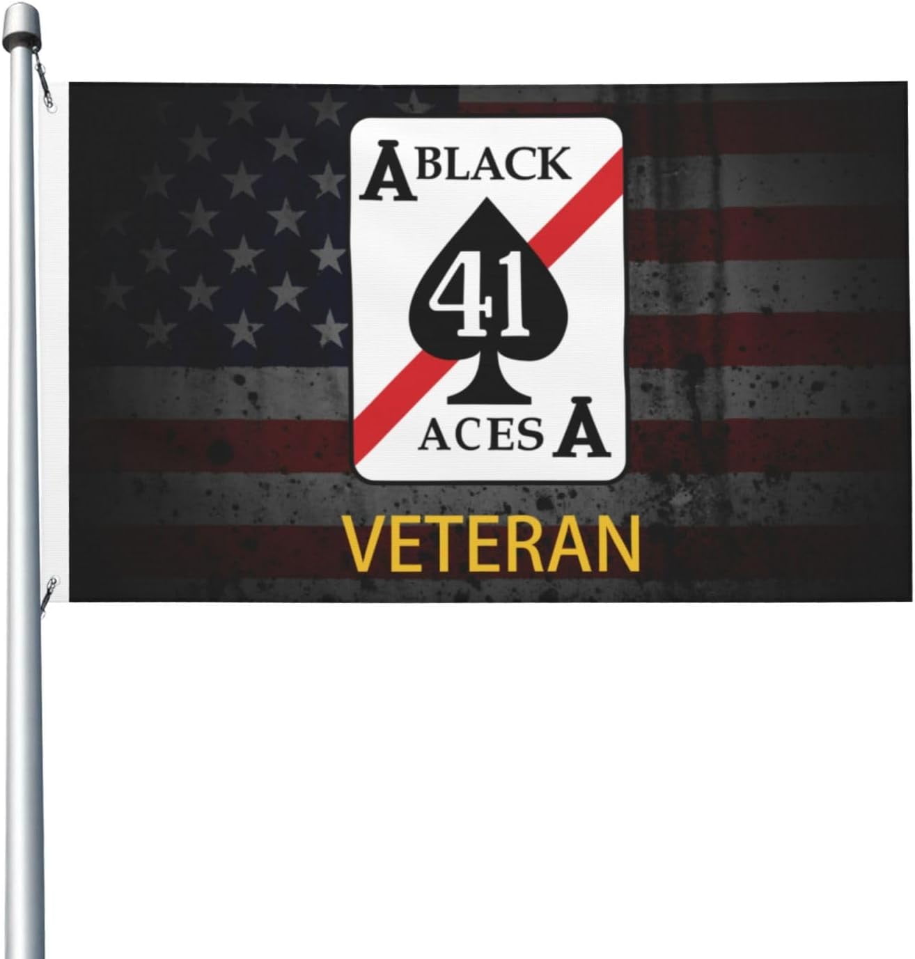 Vf-41 Garden Flag 3x5 Ft Decor Outdoor Banner Sign Party Parade Breeze ...