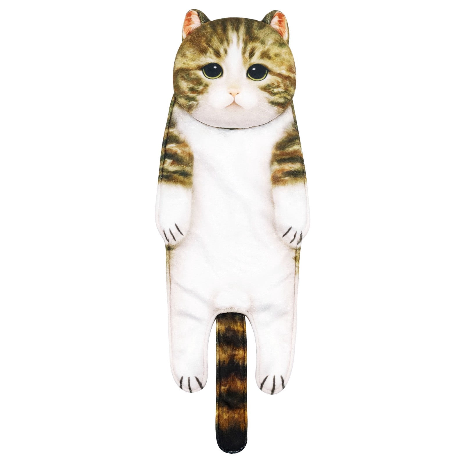Vfedsrsge Bath Towels Cats Hand Towel Realistic Circular Face Cats Cute ...