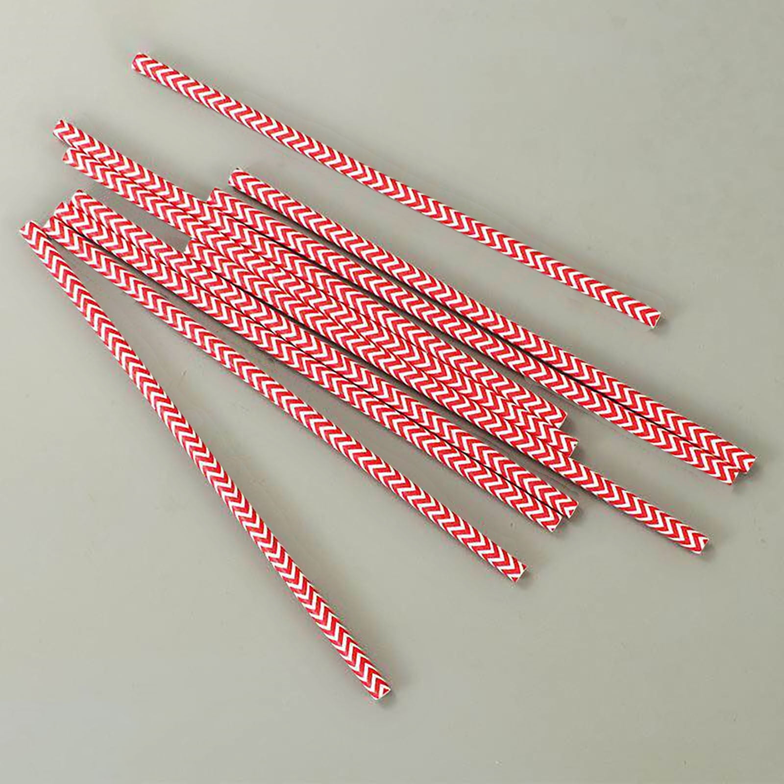 Vfedsrsge Colored Paper Drinking Straw Disposable, Long Straws for ...