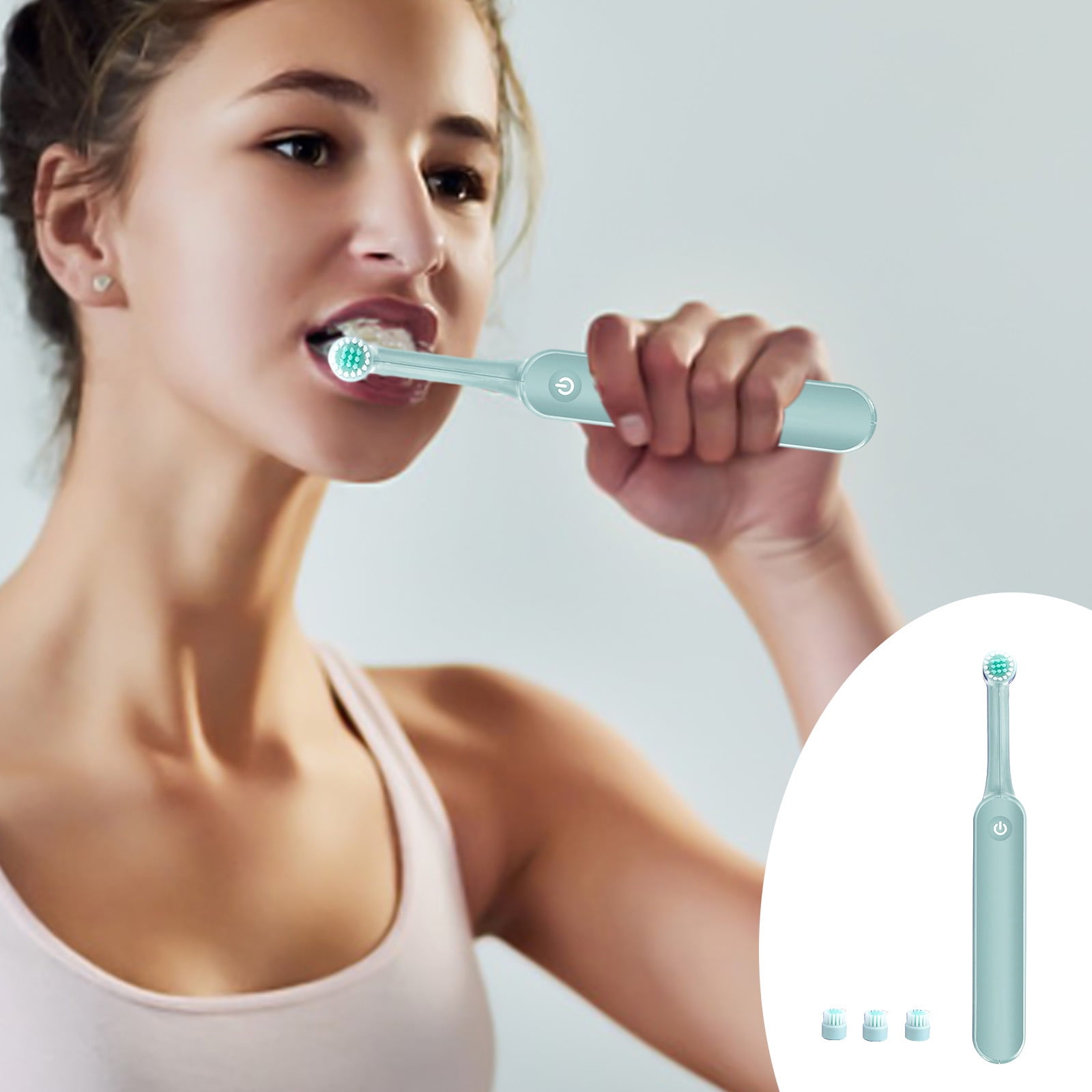 Vfedsrsge Electric Rotary Toothbrush Portable, Smart Timer Travel Tooth ...