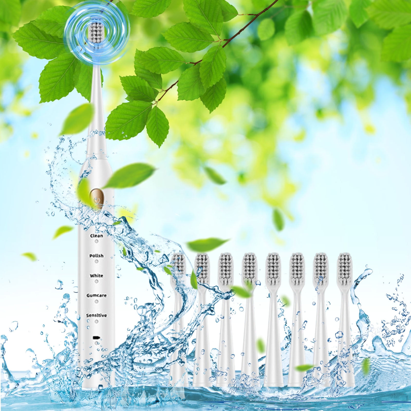 Vfedsrsge Electric Toothbrush IPX7 Upgraded, Multi-modes Tooth Brush ...