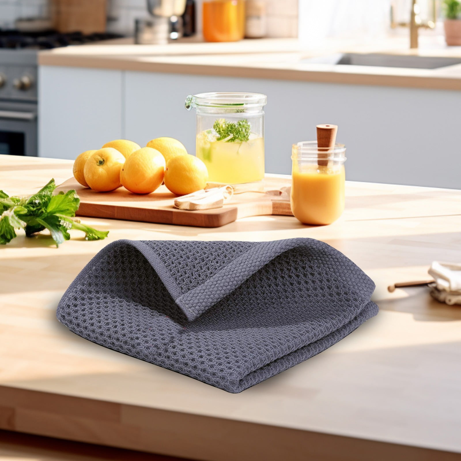 Vfedsrsge Honeycomb Kitchen Dish Cloths 100% Cotton, Washing Towel Fast ...