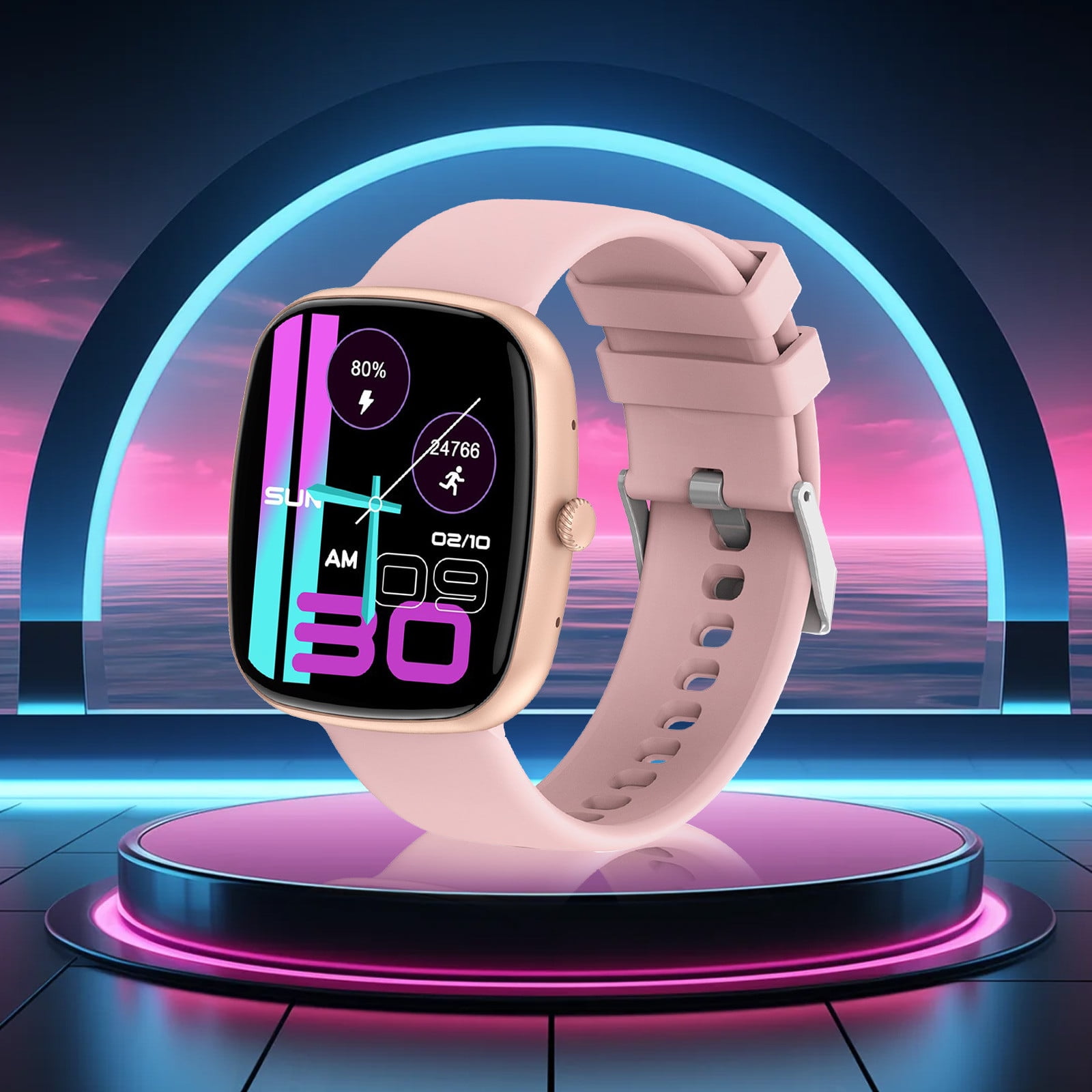 Vfedsrsge Smart Sports Watch Bluetooth Call, Customised Dials Smarwatch ...