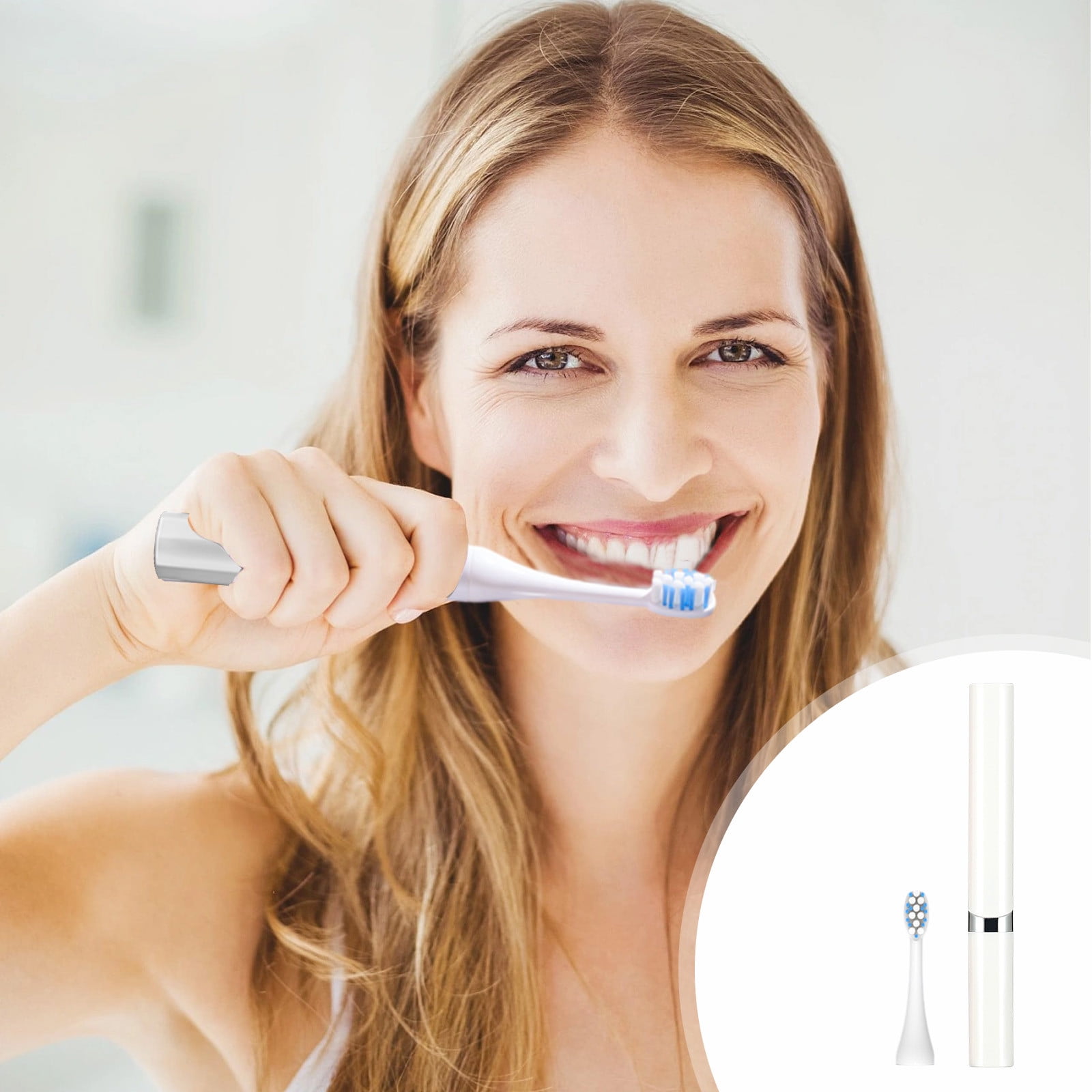 Vfedsrsge Toothbrush Waterproof Rechargeable, Low Noise Tooth Brush ...