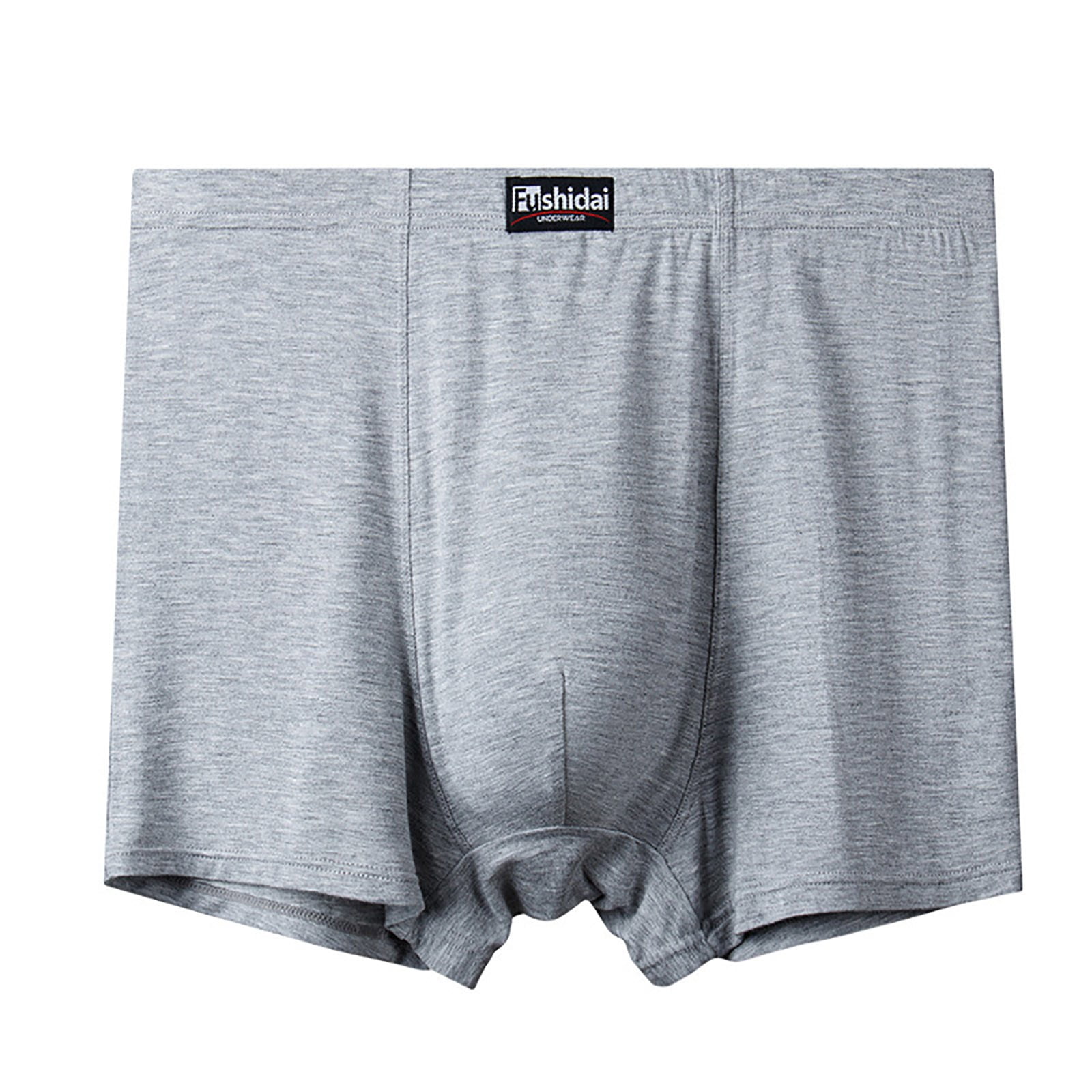 VgaVtl Big Mens Boxers Athletic Men Underwear Plain Seamless Breathable ...