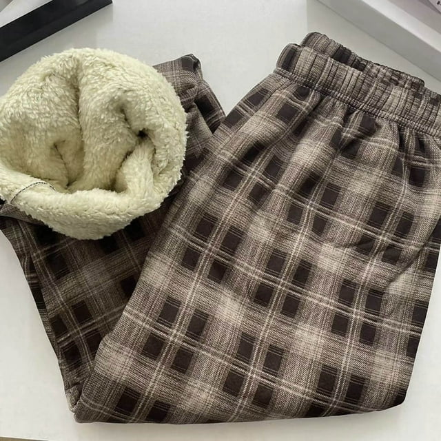 VgaVtl High Rise Wide Leg Pants Women Fleece Palazzo Pants Women Plus ...