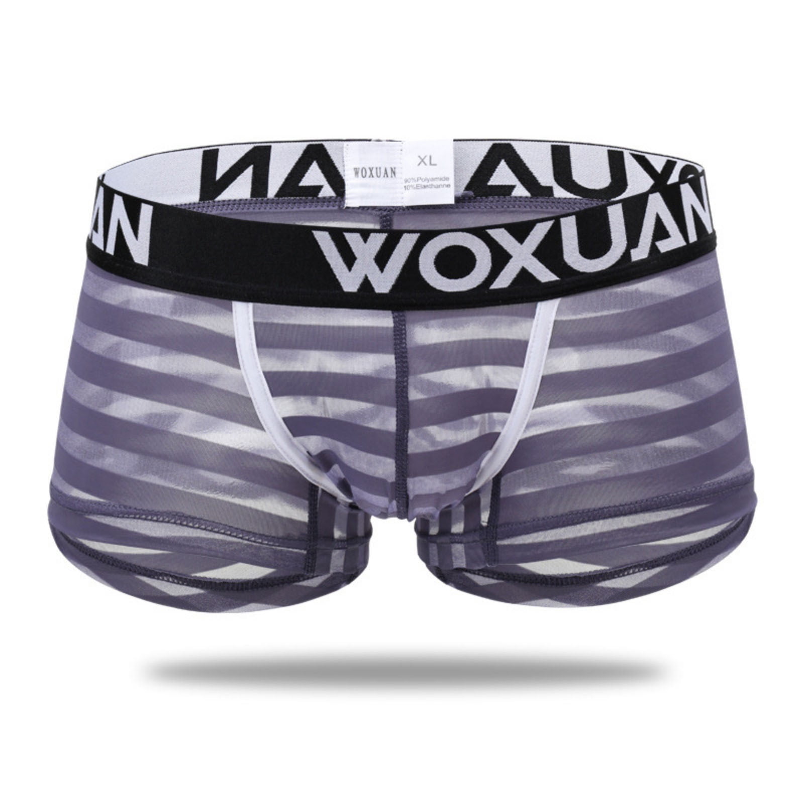 VgaVtl Plus Size Mens Boxers Striped Underwear for Men Breathable Thin ...