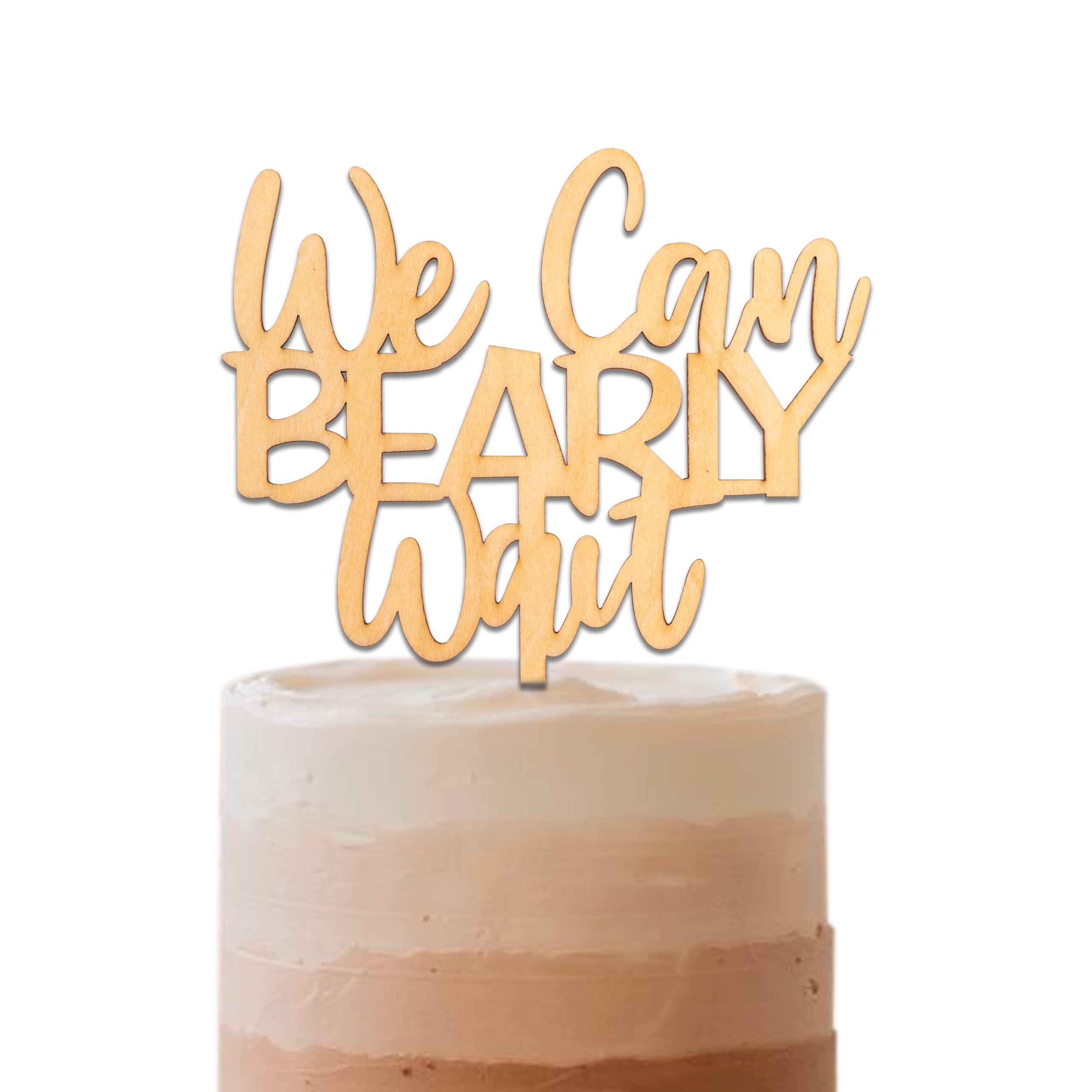 Vgaruint We can Bearly Wait Cake RST1 Topper - Teddy Bear Baby Shower ...