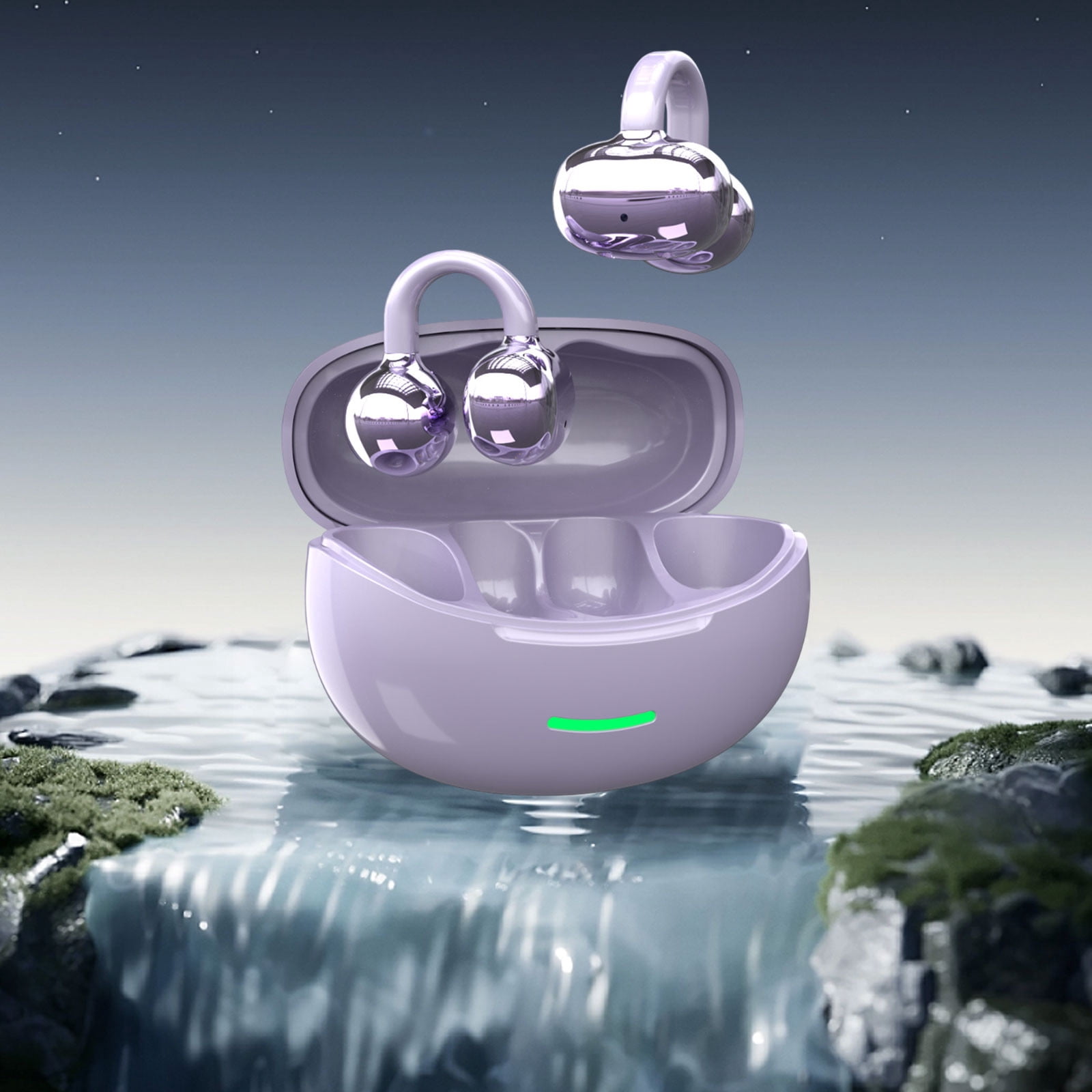 Vggrvlo 2026 Newest Bluetooth 5.4 Wireless Earbuds IPX6 Waterproof Clip ...