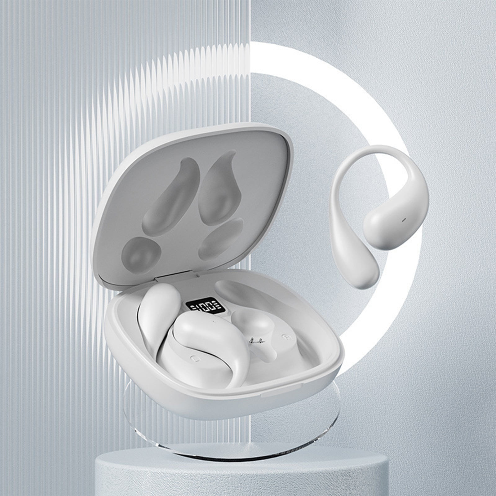 Vggrvlo 2025 Newest Clip Wireless Earbuds with ENC Clear Call Wireless ...